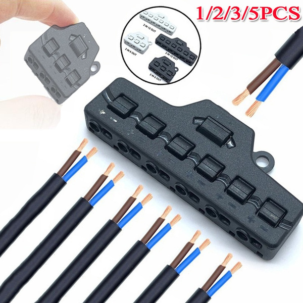 1/2/3/5PCS Quick Splitter Quick Wire Connector Distribution Wiring ...