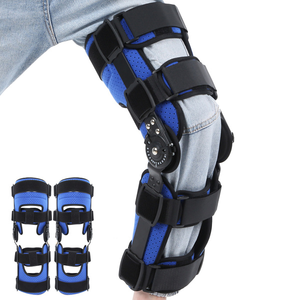 1 Pc Leg Fixed Brace Adjustable Knee Joint Meniscus Support Knee ...
