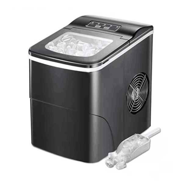 WANDOR HZB-12B 1.5 Pound Capacity Compact Portable Top Load Ice Maker ...