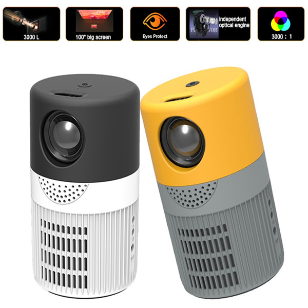 1080P Portable Mini Projector Native LCD Video Movie Multimedia Home ...