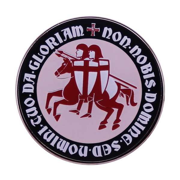 Crusader Knights Templar badge Put on the Whole Armor of God lapel pin ...