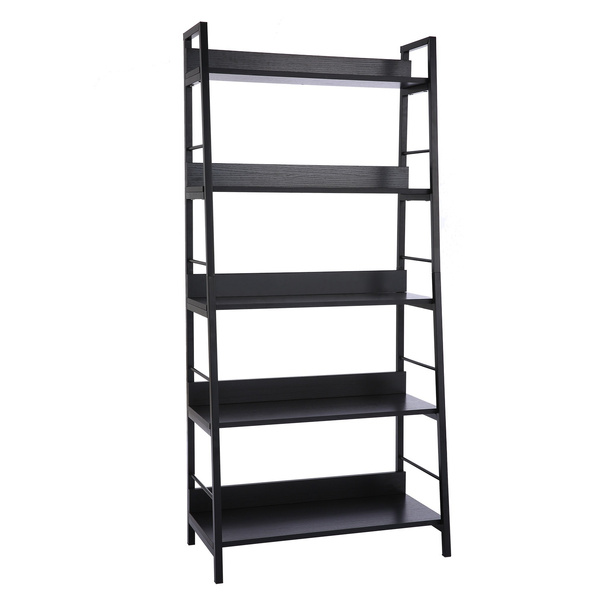 Ladder Shelf, 5-Tier Ladder Bookshelf, Ladder Storage Rack Shelves ...
