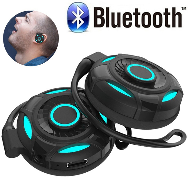 Wireless Headphones Bluetooth 5.2 Earphone Touch Control Gaming Headset ...