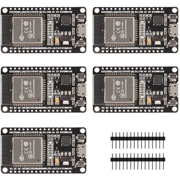 5pcs ESP32 ESP-32S WiFi Development Board Unassembled NodeMCU-32S Microcontroller Processor ...