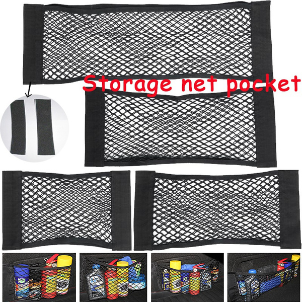Car Trunk Storage Bag Nylon Mesh Nets Auto Back Rear Trunk Organizer ...