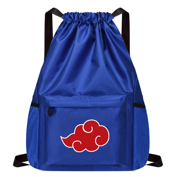 Akatsuki Anime Backpack Drawstring Gym Backpack Basketball Soccer Bags ...