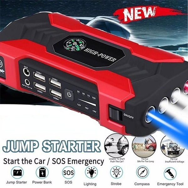 2022 Newest Upgrade 69800mAh 12V 4USB Car Jump Starter Power Booster ...