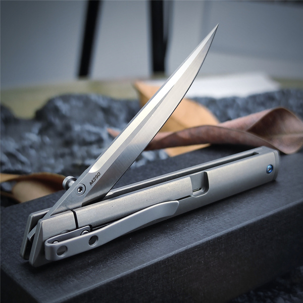 Ceo Gentleman Knives Edc Slim Flipper Folding Pocket Knife for Men ...