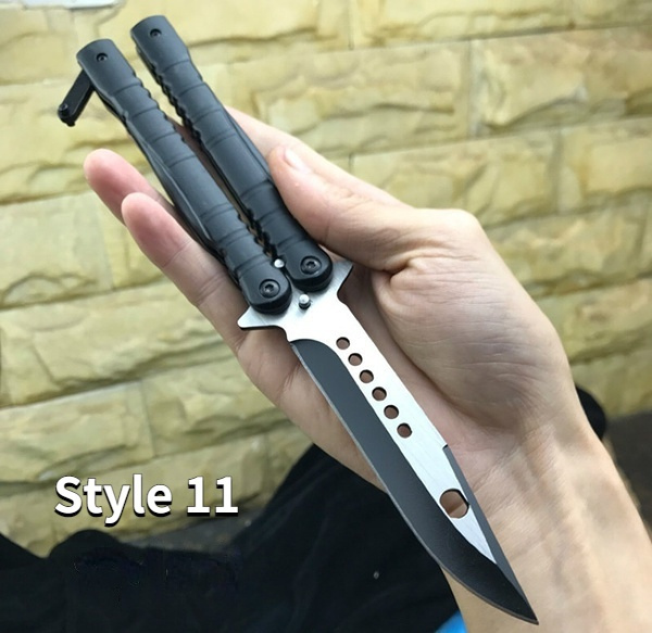 NEWEST Butterfly Training Tactical Flail Throwing Knife Edc Outdoor ...