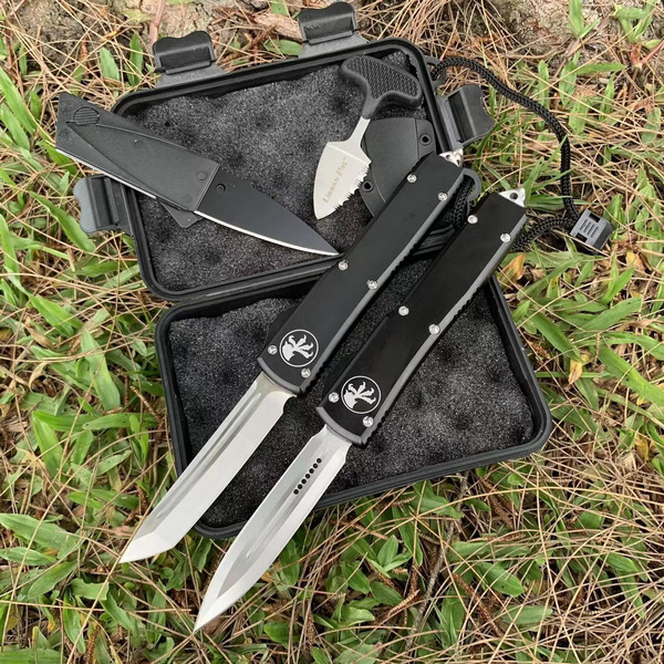 2022 Outdoor Camping Knife Set, Microtech AUTO OTF Tactical Knife ...
