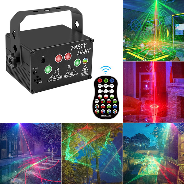 Aurora Laser Projector 240Patterns Stage Lighting LED RGB Disco KTV ...