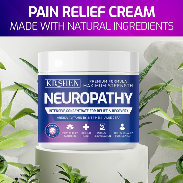 Nerve Therapy & Relief Cream - Maximum Strength Relief Cream for Foot ...
