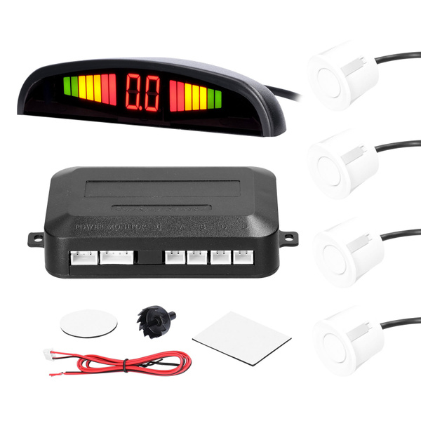 Car Parking Sensor Rear Reversing Radars System with 4 Parking Sensors ...