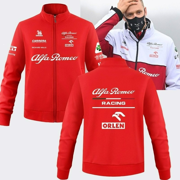 Plus Size New Alfa Romeo F1 Racing Jacket Men's Stand Collar ...