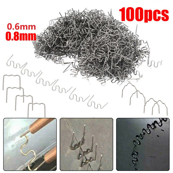 100pcs/bag Stapler Staples for Plastic Welder Repair Melt Hot Welding ...