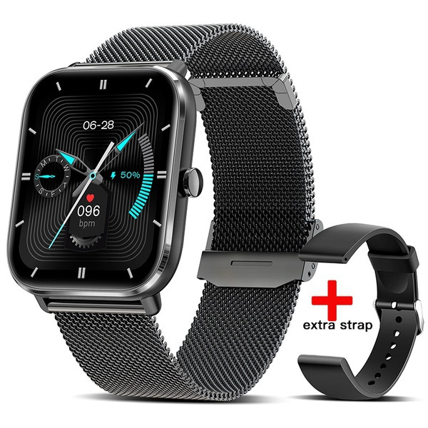 1.69 Inch Full Touch Screen Watches Men's Smart Watch Heart Rate ...
