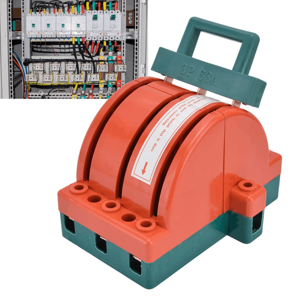 Electric Knife Switch, 3P 63A Double Throw Electric Knife RPSHK11 ...