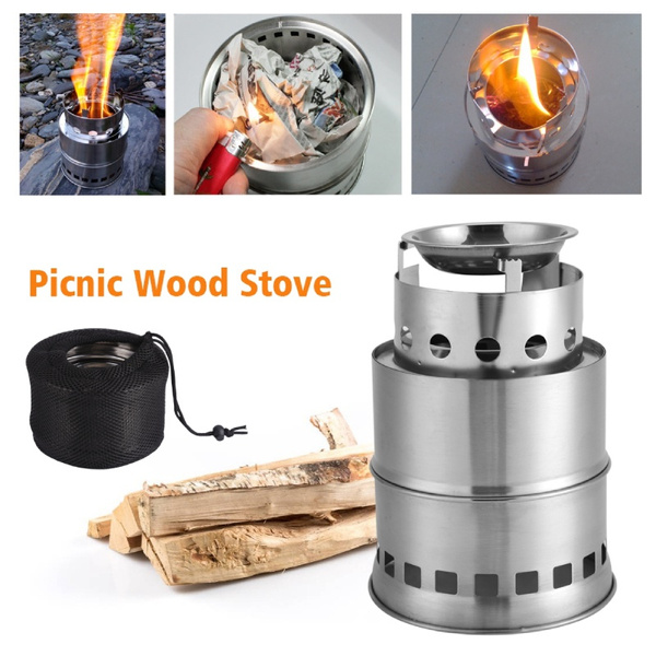 Outdoor Stainless Steel Portable Fire Pits For Outdoor Backpacking ...