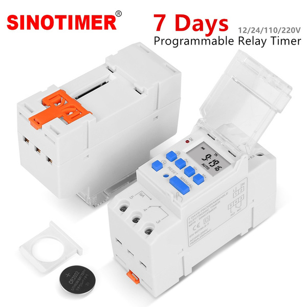 Sinotimer Tm919a Electronic Weekly 7 Days Programmable Digital Industrial Time Switch Relay