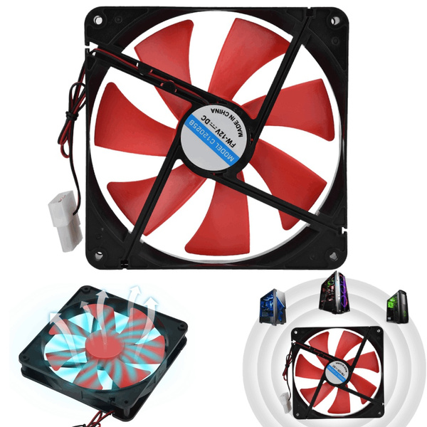 Case Fan-14cm 12V Ultra-quiet Case Cooler PC Cooling Fan For Desktop ...