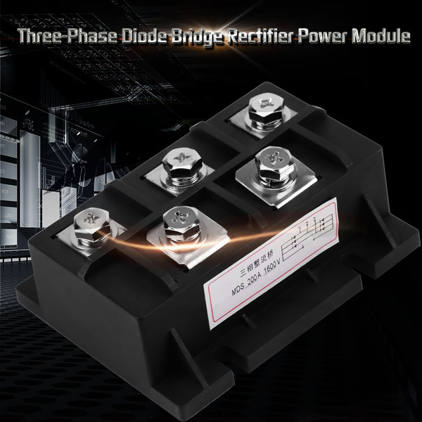 3-phase Rectifier Module, 200A Amp 1600V MDS200A Three-Phase Diode ...