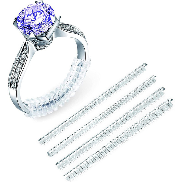 Ring Size Adjuster for Loose Rings, 4 PCS, 4 Sizes Jewelry Sizer ...