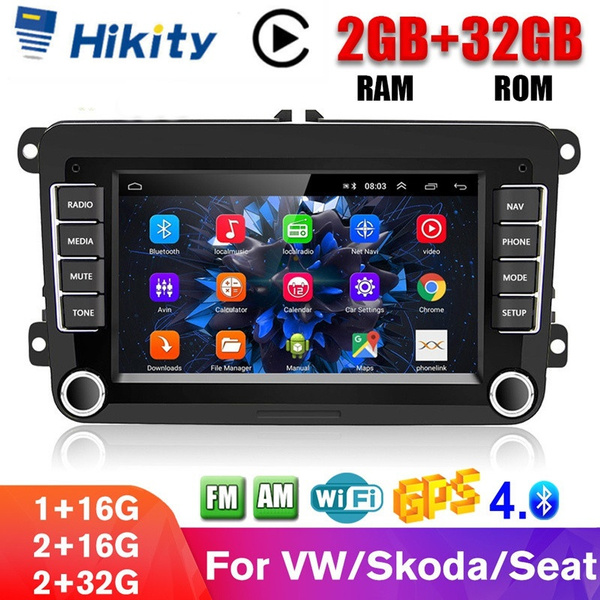 Hikity Android 9 1 2 32g Gps Navi Audioradio 2din Car Stereo Radio 7