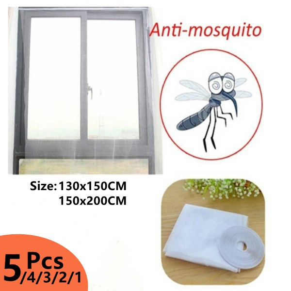Adjustable Anti Insect Fly Screen Curtain Mesh Bug DIY Mosquito Netting ...