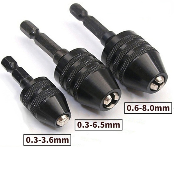1/3pcs Keyless Drill Collet Chuck Self-Tighten Drill Bits Keyless ...