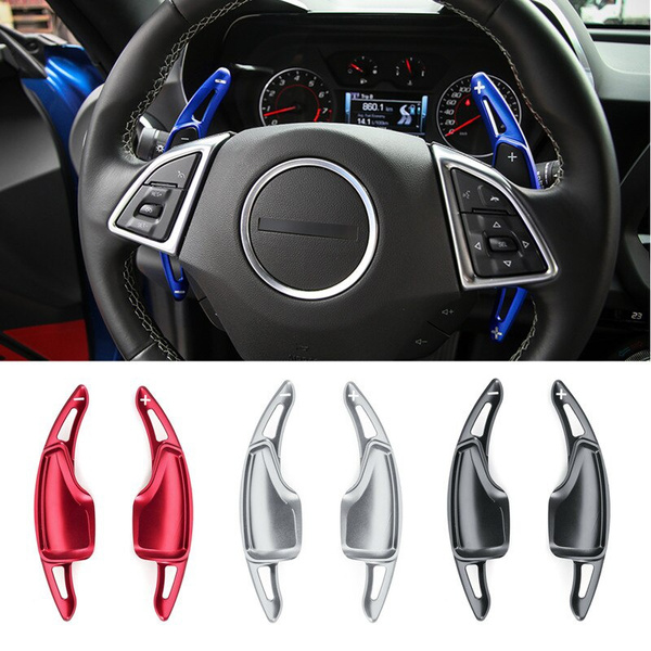 2pcs Aluminum Car Shift Paddles Steering Wheel Paddles Extension DSG ...