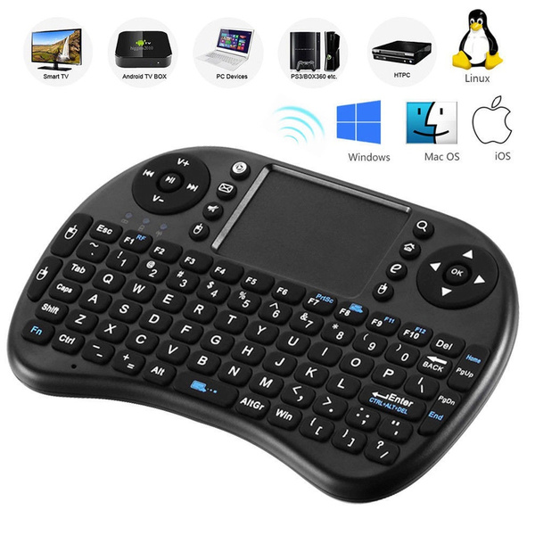 Mini Wireless Keyboard With Touchpad 2.4G Tablet Keyboard Colorful ...