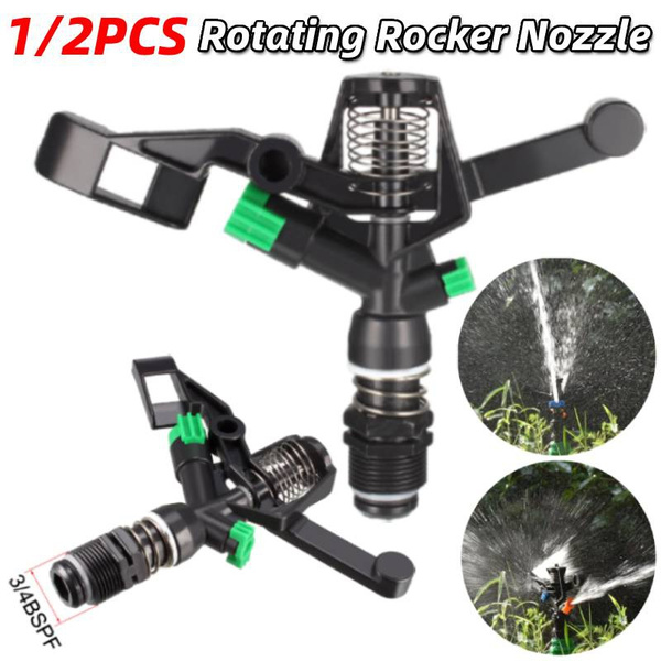 1/2PCS Rotating Rocker Nozzle 360 Degrees Rotary Jet Nozzle Garden ...