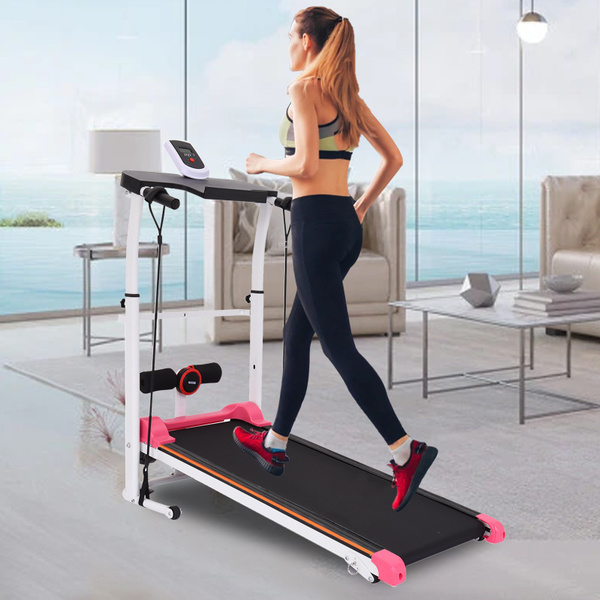 Mini Two Wheeled Mechanical Treadmill Foldable Walking Machine | Wish