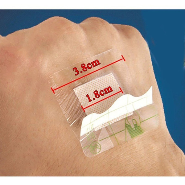 100Pcs/50Pcs/25Pcs Medical Adhesive Square Wound Sticker Waterproof ...