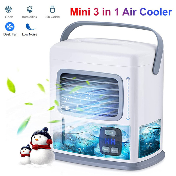 Portable Mini 3 in 1 Air Cooler Small Household Air Cooling Cooler ...