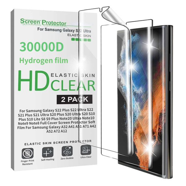 2 Pack HD Hydrogel Film Screen Protector For Samsung Galaxy S22 Plus S22 Ultra S22 S21 Plus S21 ...