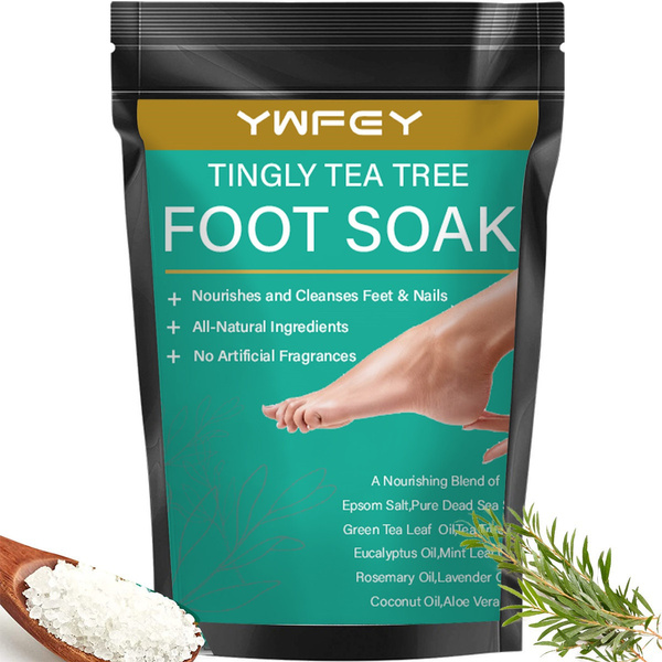 50/100/150/200g Tea Tree Oil Foot Soak Pedicure Foot Soak Salts for ...
