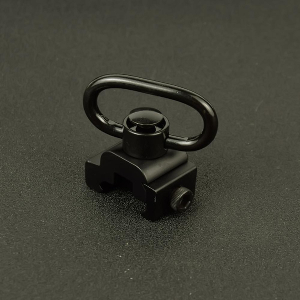 QD Sling Swivel Mount Push Button 1-1/4" 20mm Weaver or Picatinny Rail ...