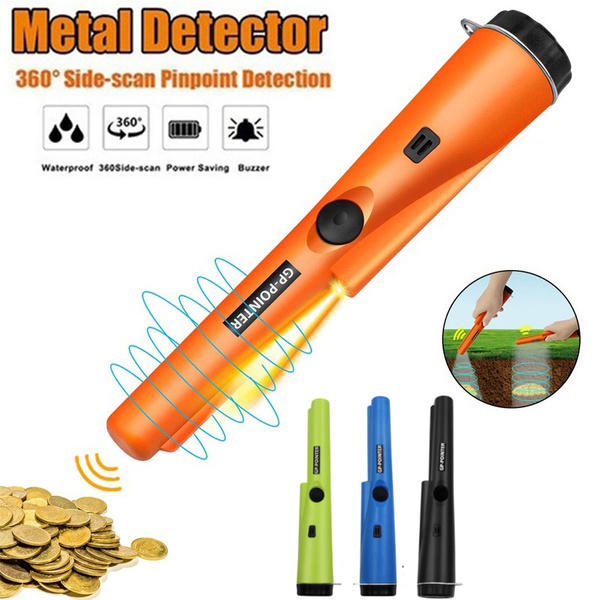 Metal Detector Pinpointer Waterproof Handheld Metal Detector Wand Pin ...