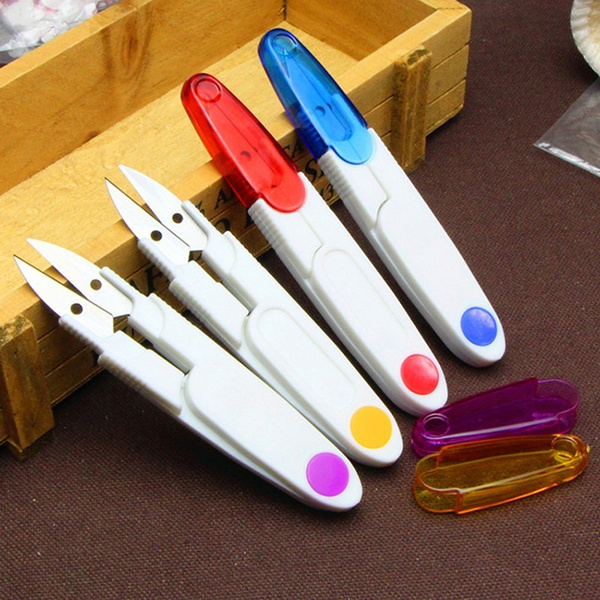 Color Transparent Covered Scissors Covered Scissors Spring Yarn ...