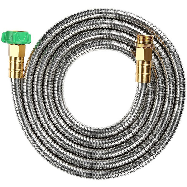 New 304 Stainless Steel Metal Garden Hose Connector Garden Water Hose