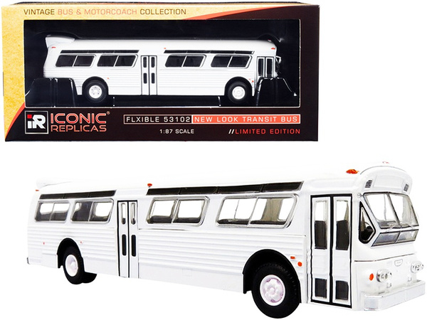 Flxible 53102 Transit Bus with A/C Unit Blank White "Vintage Bus ...