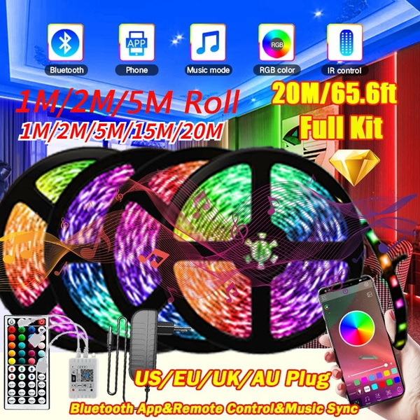 2022 Newest 20M/64.5ft LED Strip 2835 IP20 RGB Strip LED Light Flexible ...