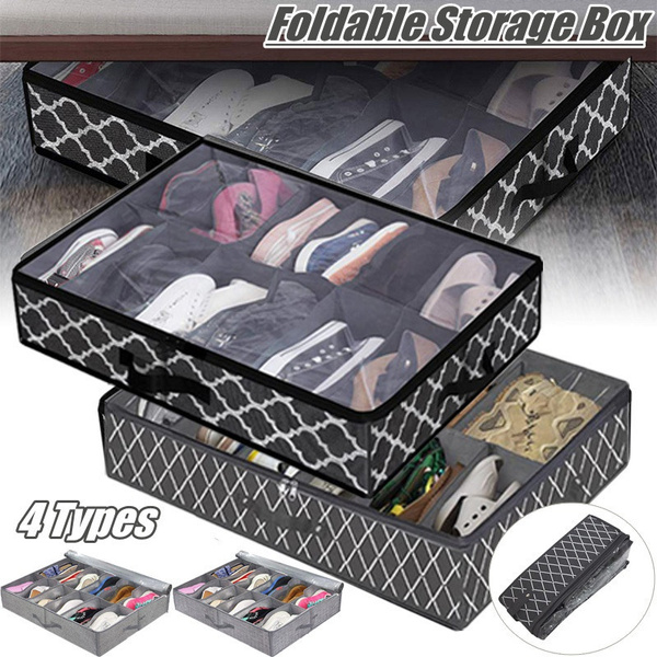 4 Types Practical 10/12 Compartment Divider with Transparent Lid Bed ...