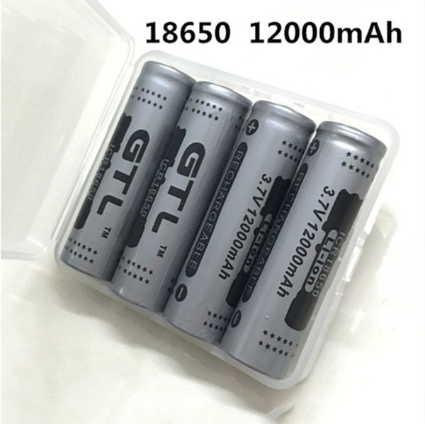2022 New 18650 Rechargeable Battery 3.7V 12000mAh Lithium Li-ion ...