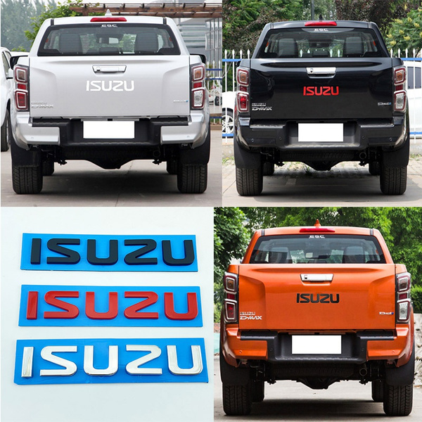 Isuzu Dmax D-Max Mux Mu7 Rear Car Door Fender Trunk Emblem Sticker ...