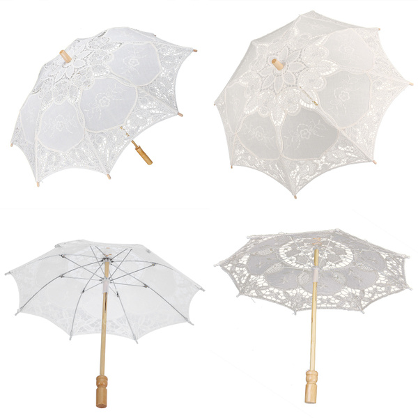 Bridal Lace Umbrella Hand-Made Parasol For Banquet Stage Theaters ...