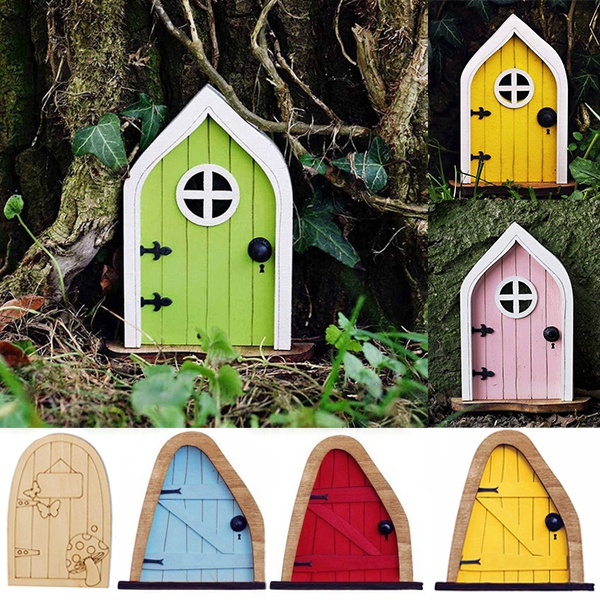 Miniature Garden Fairy Door Fairy Tree Decorations Home Window and Door ...