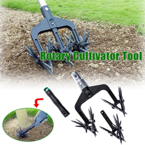 Rotary Cultivator Garden Lawn Ripper,Manual Soil Turning Tool ...