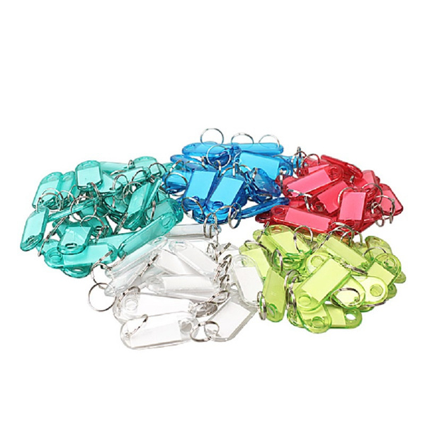 Plastic Key Tags Keychain Colorful Frosted Name Tags Memory Sticks ...
